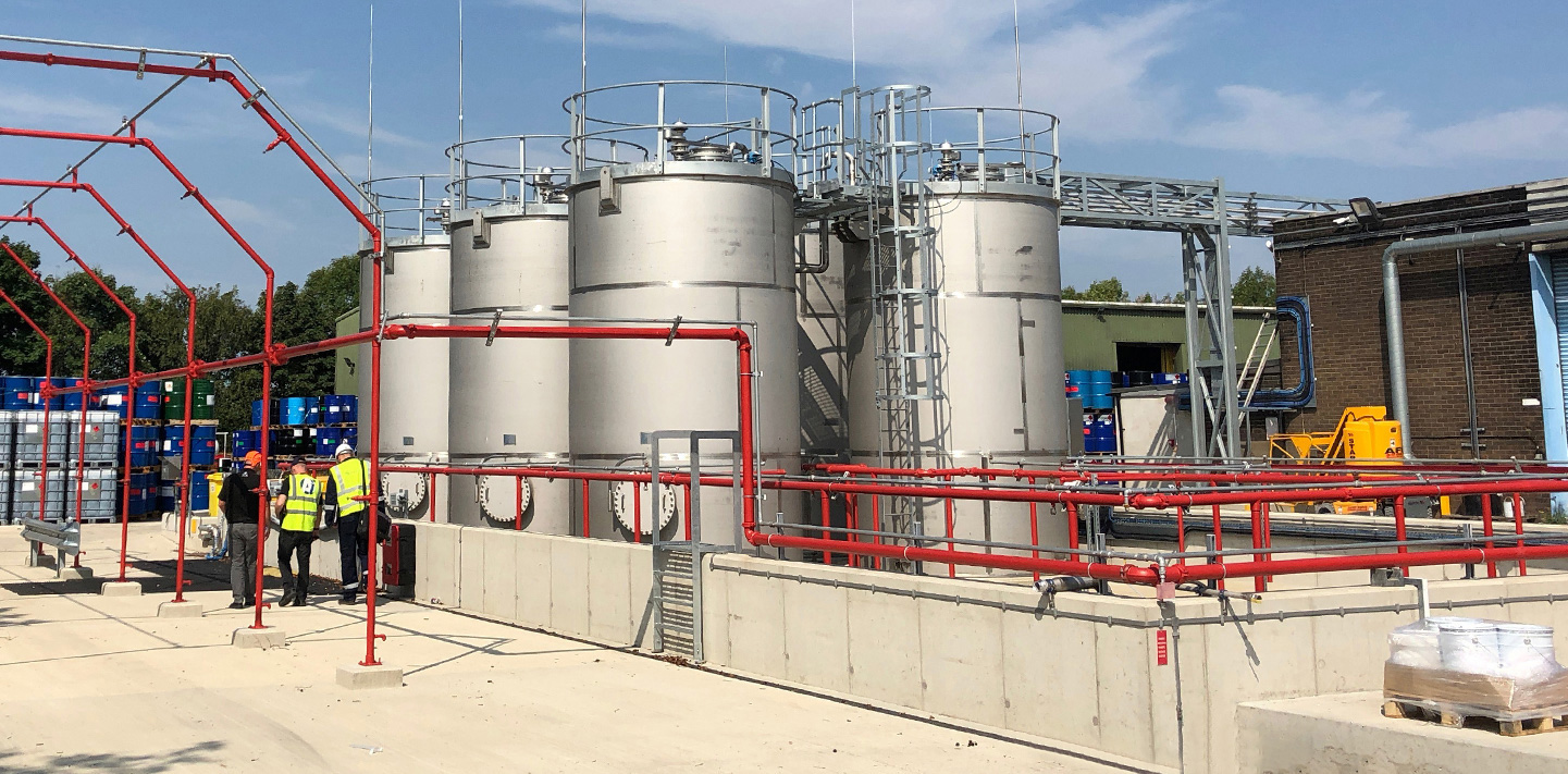 Solvent Tank Farm Fire Safety Interlocks | CXControls
